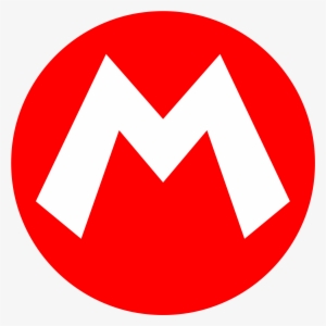 Mario Emblem Inverted - Mario Logo - 1024x1024 PNG Download - PNGkit