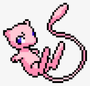 Mew Pixel Art - Pixel Art Pokemon Mewtwo - 370x390 PNG Download - PNGkit