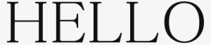 Hello Png - Transparent Words - 4000x2000 PNG Download - PNGkit