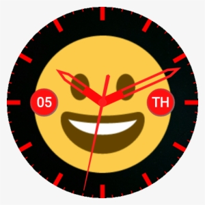 Large Red Circle Emoji Stickers, Smiley, Red, Smileys, - Red Circle ...