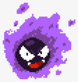 Gastly Haunter Gengar Stencil - Pokemon Gastly - 4096x4096 PNG Download ...