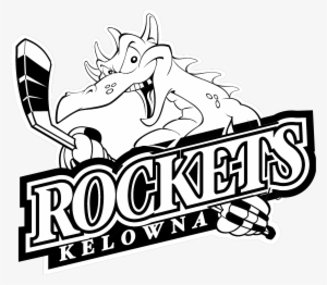 Kelowna Rockets Logo Black And White - Kelowna Rockets - 2400x2400 PNG ...