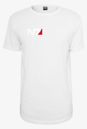 N7 Logo T-shirt Urban Classics Long Tee White - Mavic Air T Shirt ...