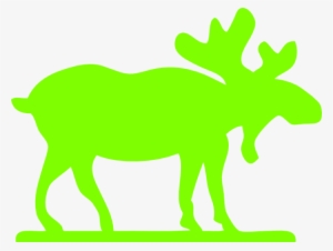 Moose Clipart Green - Green Moose - 600x453 PNG Download - PNGkit