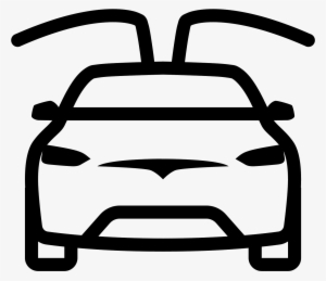 Model X Icon Free Png Transparent - Tesla Model X Icon - 1600x1600 PNG ...