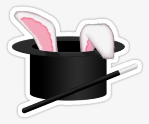 Rabbit In Hat Clipart - Rabbit In A Hat Png - 375x360 PNG Download - PNGkit