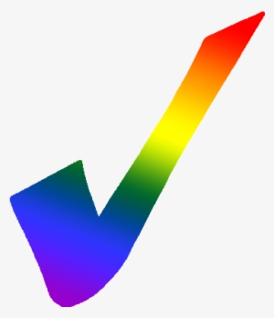 Check - Check With A Rainbow - 369x425 PNG Download - PNGkit