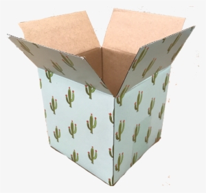 Cactus Shipping Boxes 5x5x5 - Box - 650x607 PNG Download - PNGkit