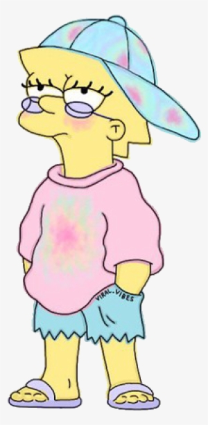 Transparent And Viral Vibes Image - Los Simpsons Tumblr Png - 500x500 ...