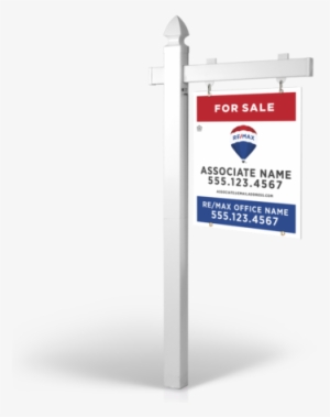 Easy Armpost™ Colonial Post With Hanging Panel - Real Estate Sign Post ...