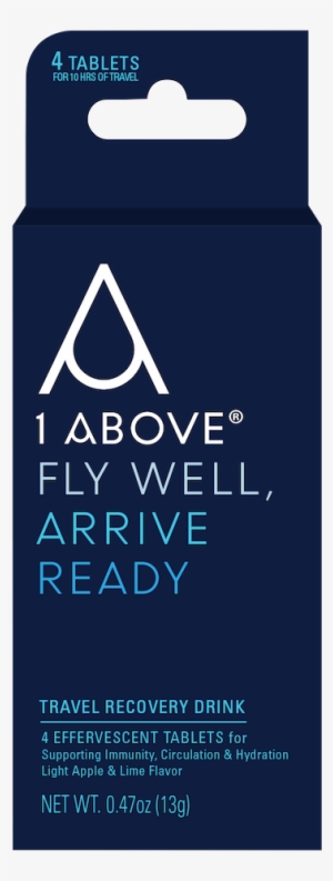 Travel Recovery Drink 4 Effervescent Tablets - 1above Anti Jet Lag ...