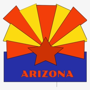 Arizona Flag Modern - Illustration - 498x498 PNG Download - PNGkit