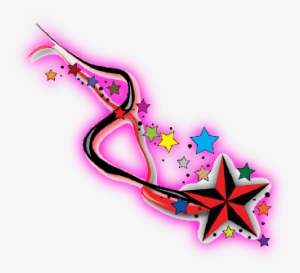 Falling Stars Clipart Heart - Shooting Star Designs Png - 369x332 PNG ...