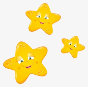 Smiling Starlets - Stelline Colorate - 700x700 PNG Download - PNGkit