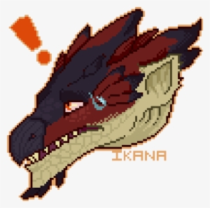 Rathalos Pixel - Fur - 500x495 PNG Download - PNGkit