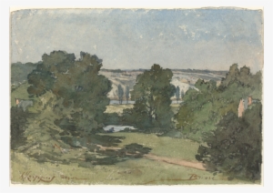 Briare, Watercolor Over Graphite On Wove Paper, × Cm, - Briare ...