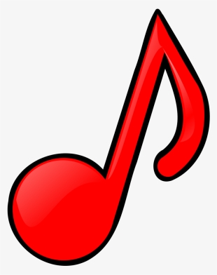 How To Set Use Red Music Note Clipart - 468x594 PNG Download - PNGkit
