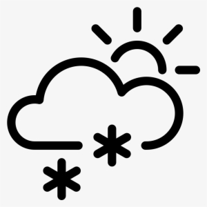 Weather Sun Snow - Sun Cloud Icon - 960x960 PNG Download - PNGkit