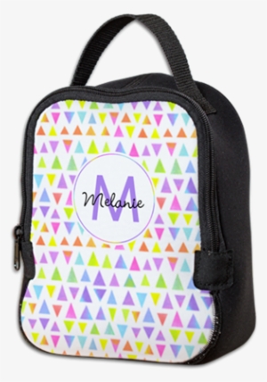 Watercolor Triangles Pattern Neoprene Lunch Bag - Lunchbox - 460x460 ...