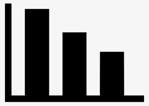 Descending Bar Graph Chart Comments - Black-and-white - 980x696 PNG ...
