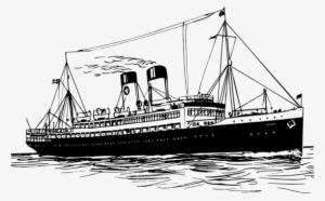 Steamboat Eastern Steamship Drawing - Old Steam Ship Drawing - 548x340 ...