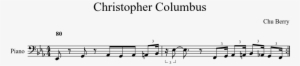 Christopher Columbus Sheet Music Composed By Chu Berry - Sheet Music ...