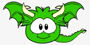 Green Dragon Puffle - Club Penguin Puffle - 930x464 PNG Download - PNGkit