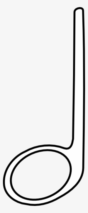 Vector Notes Half Note Clipart Free - Half Note Clip Art Black And ...