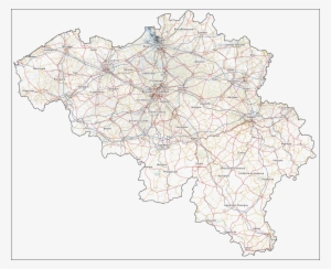 Belgium Road Map - Belgium Map - 1438x1172 PNG Download - PNGkit