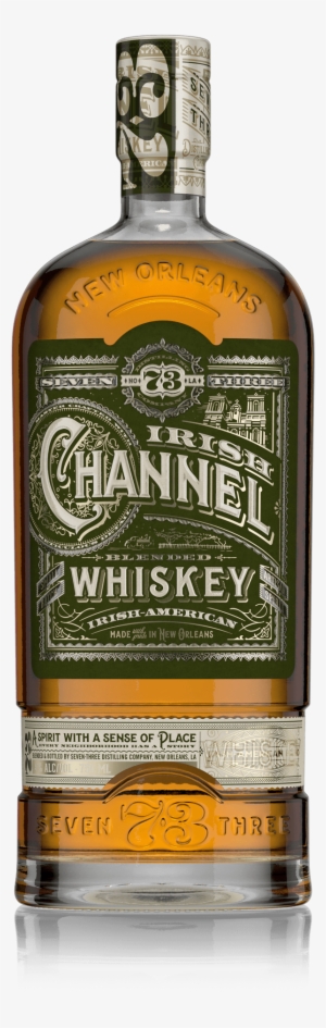 Irish Channel Whiskey - Seven Three Distilling Company - 600x1897 PNG ...