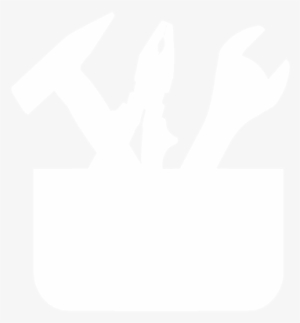Using The Toolbox Guide - Tool Box White Icon Png - 396x400 PNG ...