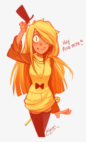 Bill Cipher Human Girl - 500x662 PNG Download - PNGkit