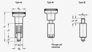 Indexing Plungers Without Thread, Without Rest Position - Steel ...