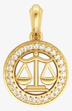 Libra Charm In Gold - Transparent Gold Charm Bracelet - 400x400 PNG ...