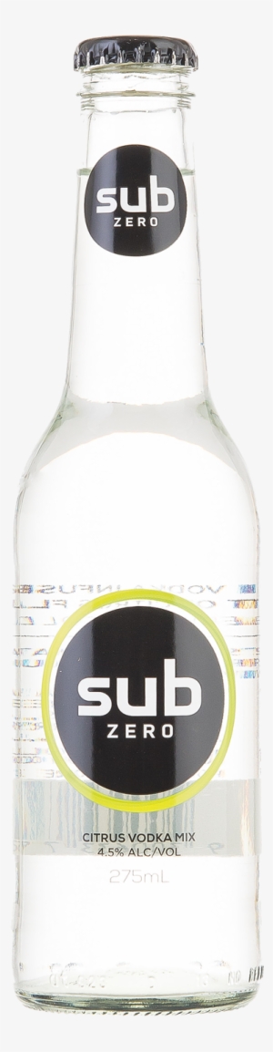 Sub Zero Citrus Vodka 275ml - Sub Zero Alcoholic Soda - 1600x2000 PNG ...