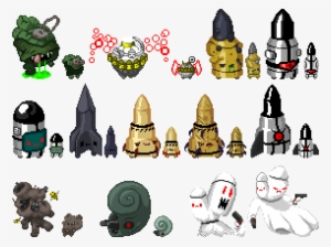 Bullet Kin [enter The Gungeon] - Pixel Art - 510x630 PNG Download - PNGkit
