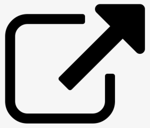 Open - Font Awesome External Link - 2000x2000 PNG Download - PNGkit