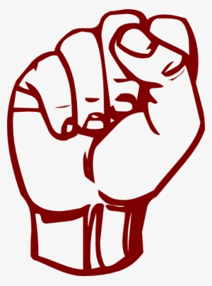 Hand Clip Art At Clker - S In Sign Language - 444x598 PNG Download - PNGkit