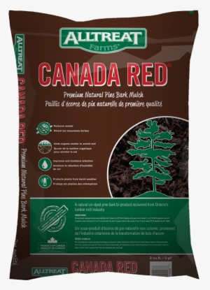 Canada Red® Pine Bark Mulch - Canada Red Mulch - 567x800 PNG Download ...