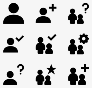 Action Icons - Transparent Background People Icon - 600x564 PNG ...