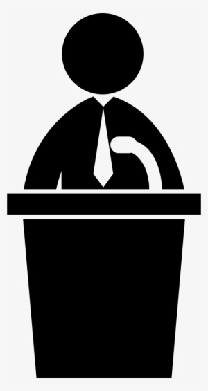 Political Candidate Speech Svg Png Icon Free Download - Political Icon ...