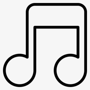 Music Note Free Png Image - Outline Of Music Notes - 623x720 PNG ...