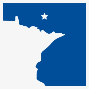 An Outline Of The State Of Minnesota - Vector Map Of Minnesota ...