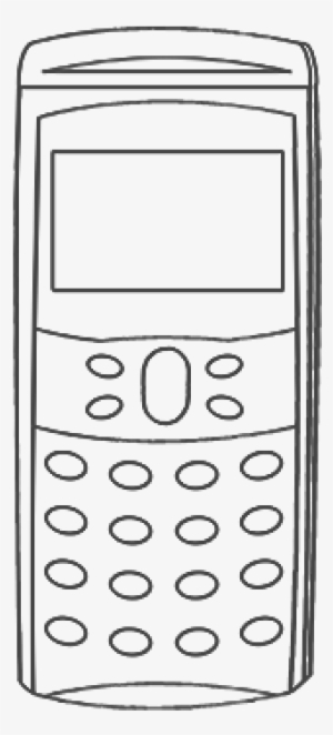 Mobile Phone Outline - Mobiles Outline Png - 576x981 PNG Download - PNGkit