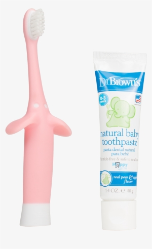 Drbrowns Toothbrush Toothpaste Set Pink - Dr. Brown's Natural Baby ...