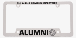 Alumni License Plate Frame - Signage - 995x994 PNG Download - PNGkit