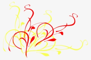 Yellow Swirl Border Png - Red And Yellow Swirls - 600x395 PNG Download ...