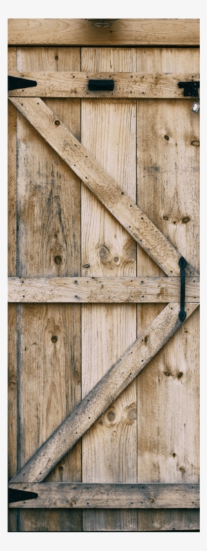 Wooden Barn Door Mural Textures Eazywallz - Transparent Barn Door Png ...