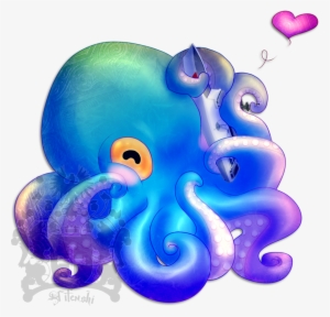 Image Free Library Drawing Octopus Chibi - Notebook - 900x866 PNG ...