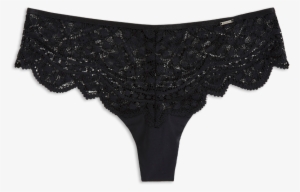 Thong Regular Black - Tanga - 888x888 PNG Download - PNGkit